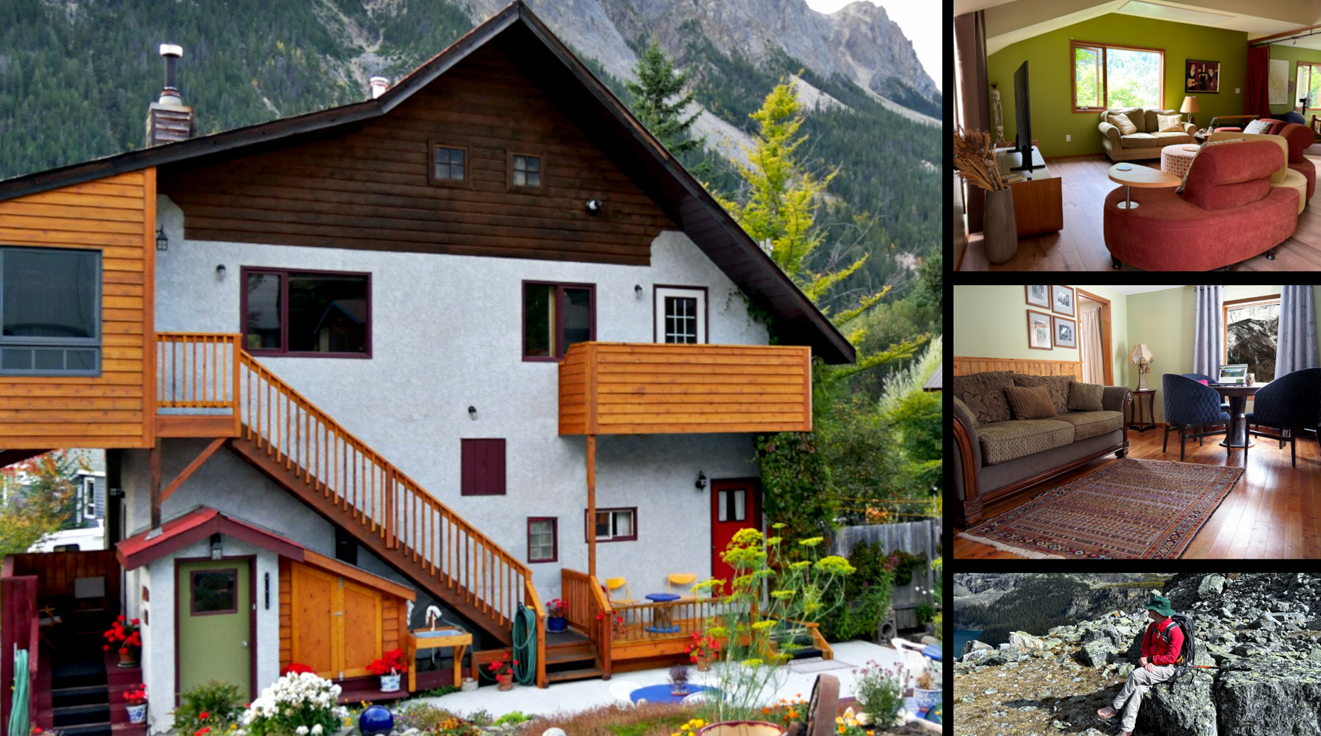 Mt Burgess Guesthouse in Field, BC, Canada and Yoho National Park