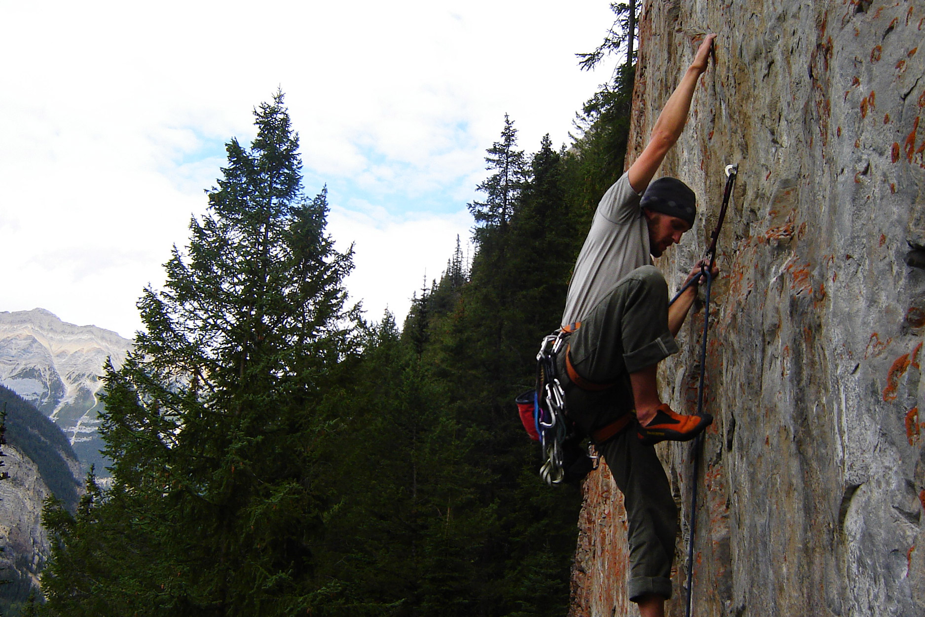 Rock Climbing and Bouldering in Yoho National Park